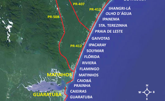 BALNEÁRIOS DE MATINHOS, PARANÁ, BRASIL | Matinhos – Praia de Matinhos